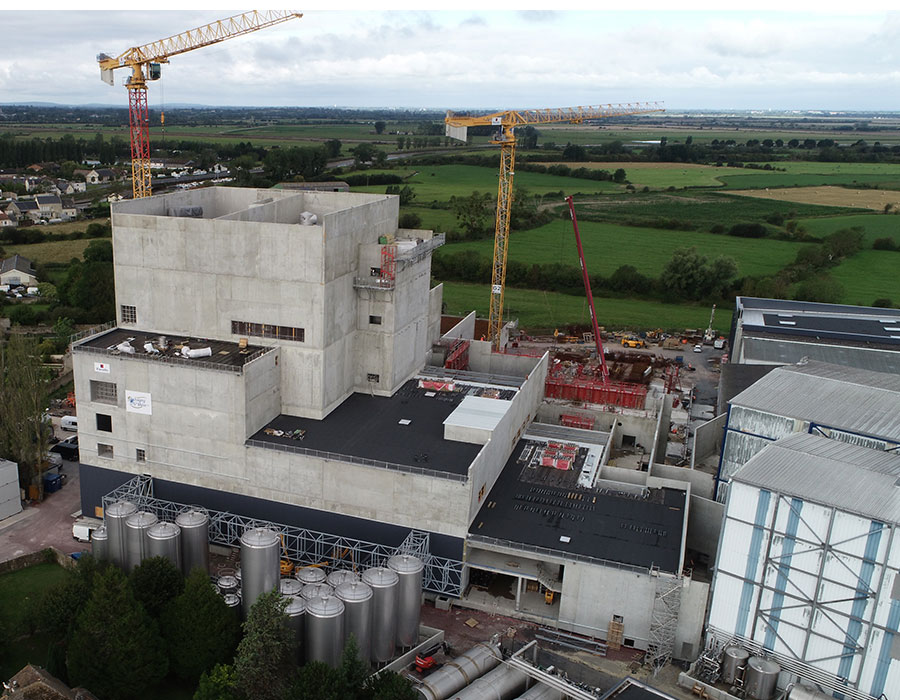 The new infant formula milk powder production facility makes headway ...